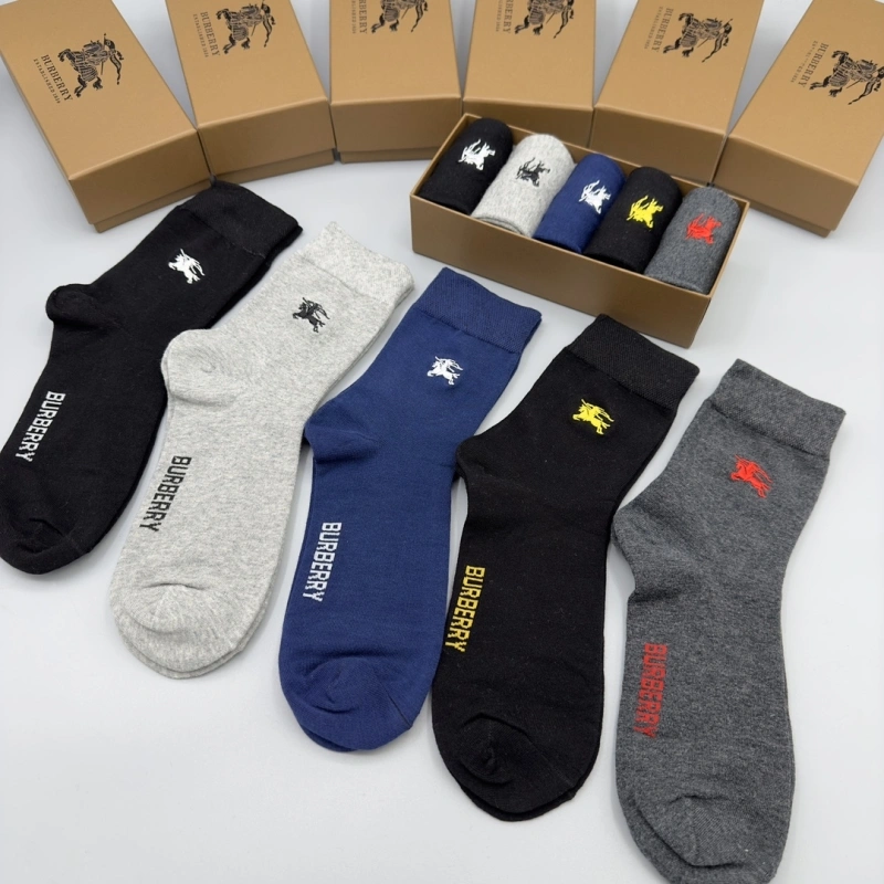 Precise copy Burberry Socks