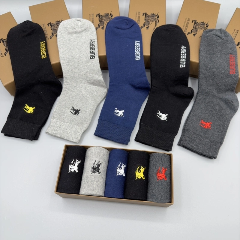 Precise copy Burberry Socks