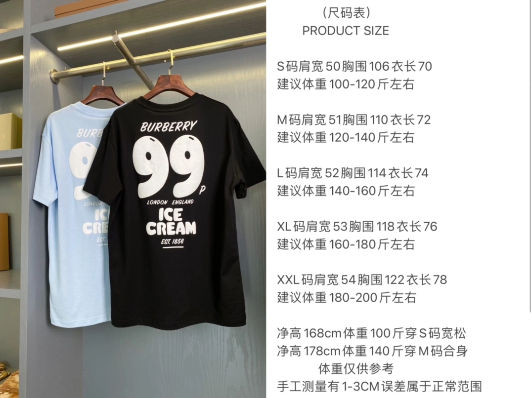 Indistinguishable Burberry T-Shirts