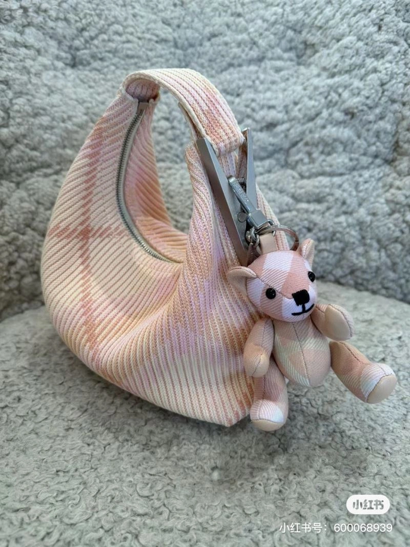 Brand-authenticated Burberry Top Handle Bags