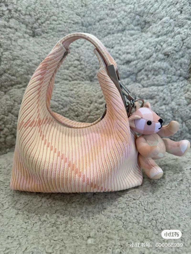 Brand-authenticated Burberry Top Handle Bags