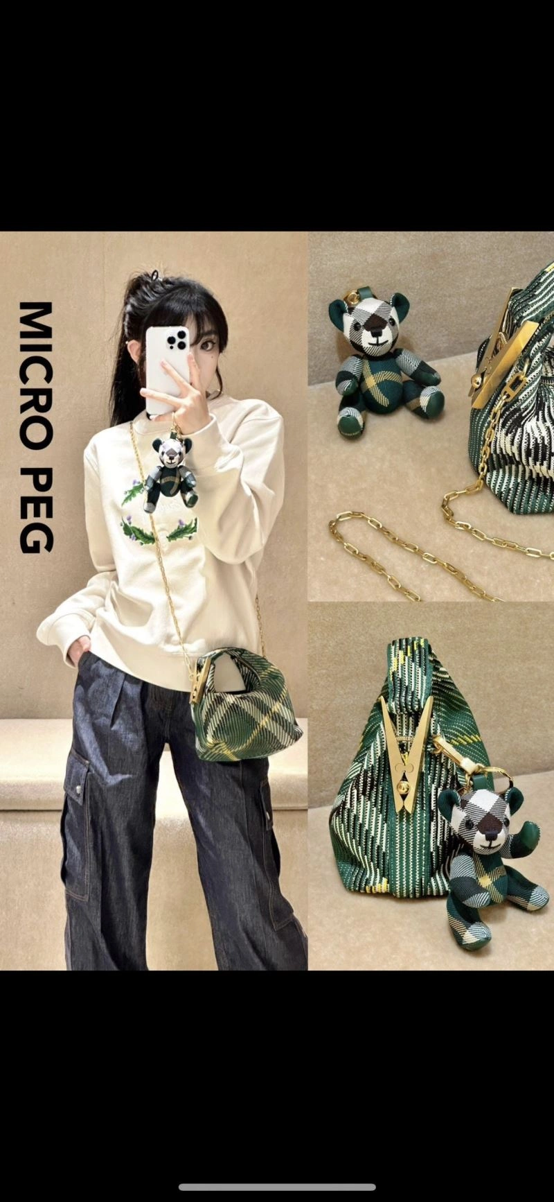 Official Burberry Top Handle Bags