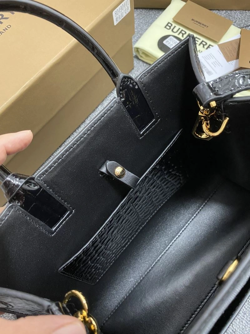 Real Burberry Top Handle Bags