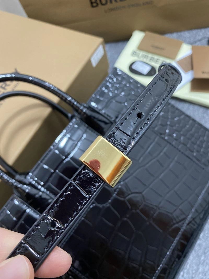 Real Burberry Top Handle Bags