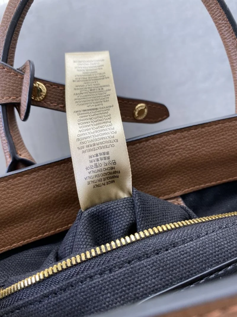 Brand-authenticated Burberry Top Handle Bags