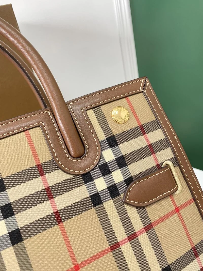 Exact replica Burberry Top Handle Bags
