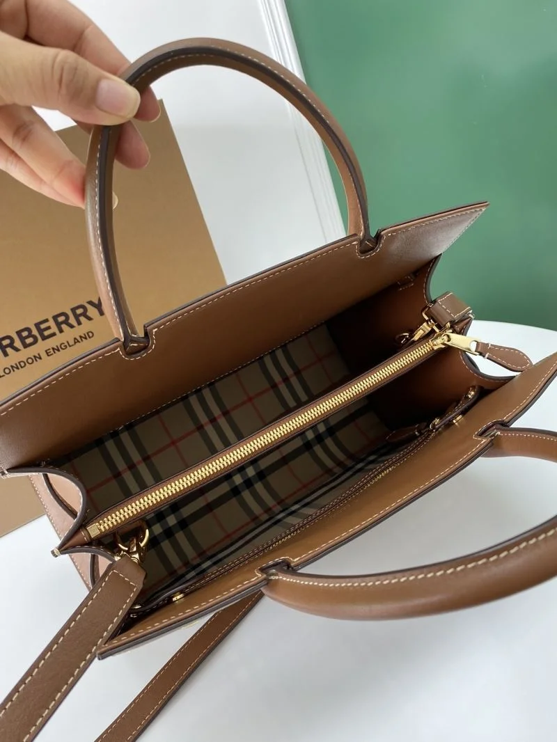Exact replica Burberry Top Handle Bags