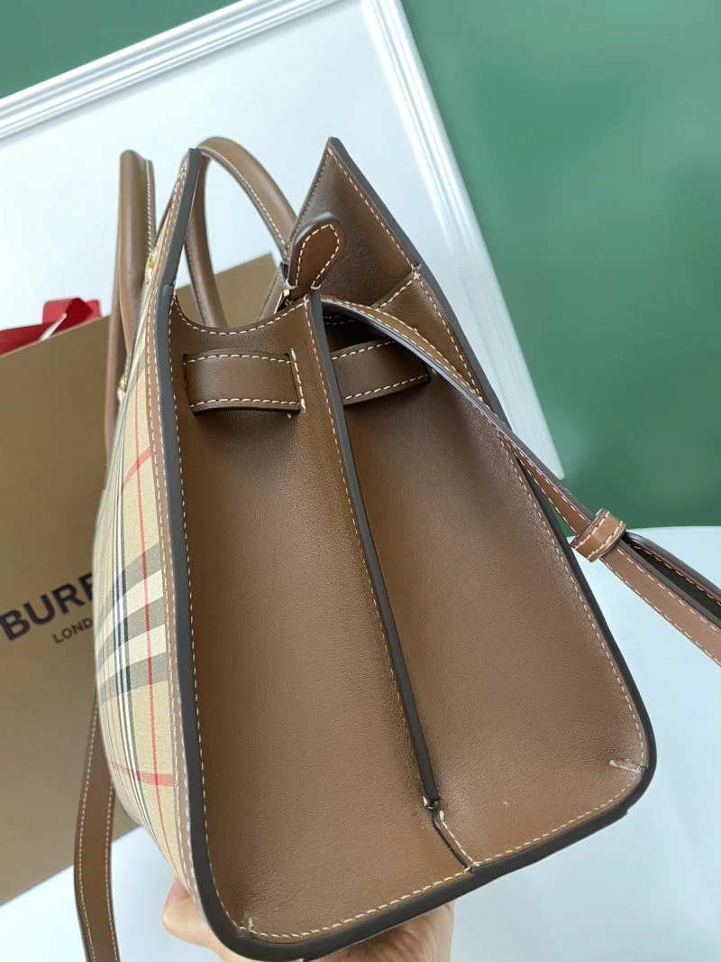 Exact replica Burberry Top Handle Bags