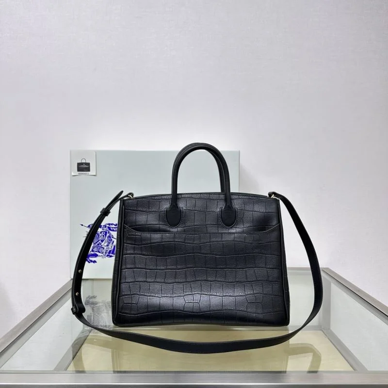 Value-priced Burberry Top Handle Bags