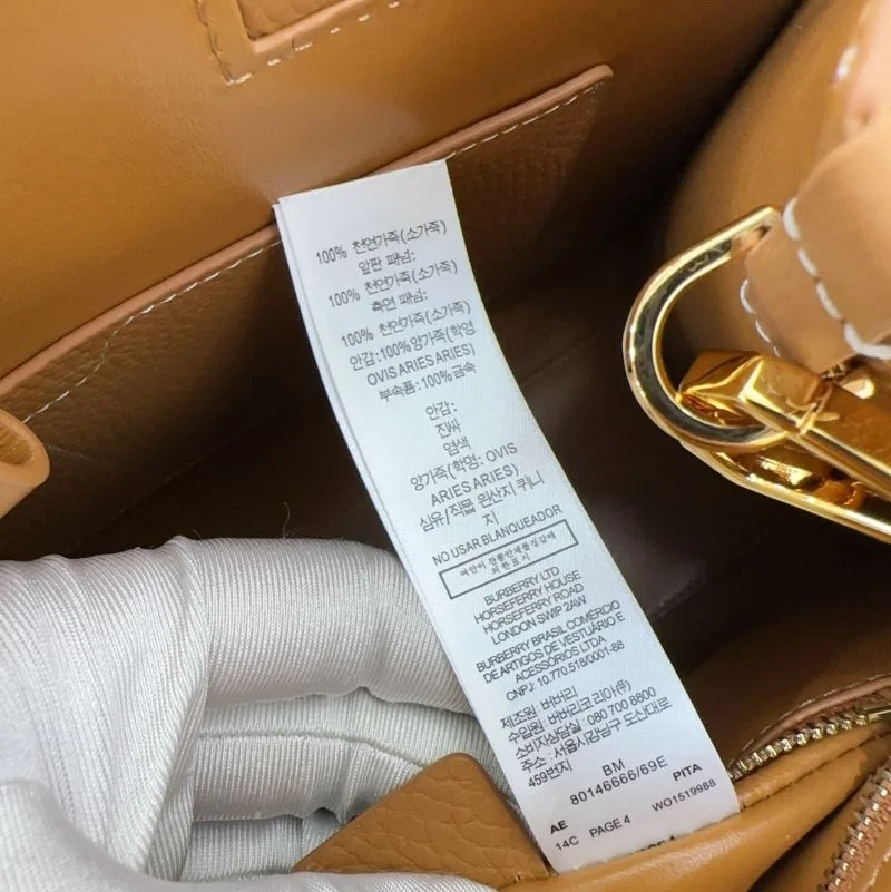 Exact replica Burberry Top Handle Bags