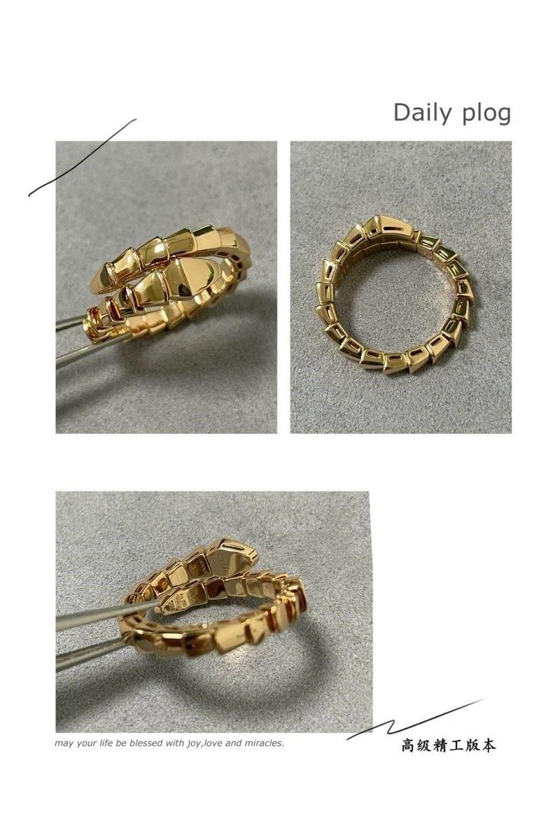 Brand-authenticated Bvlgari Rings