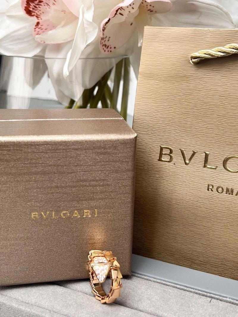 Brand-authenticated Bvlgari Rings