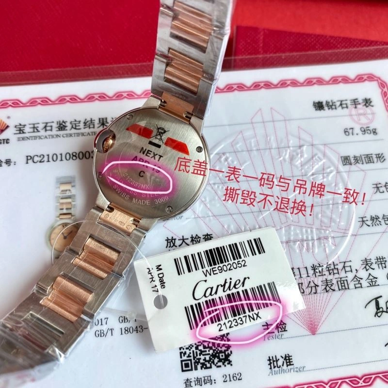 Authentic CARTIER Watches