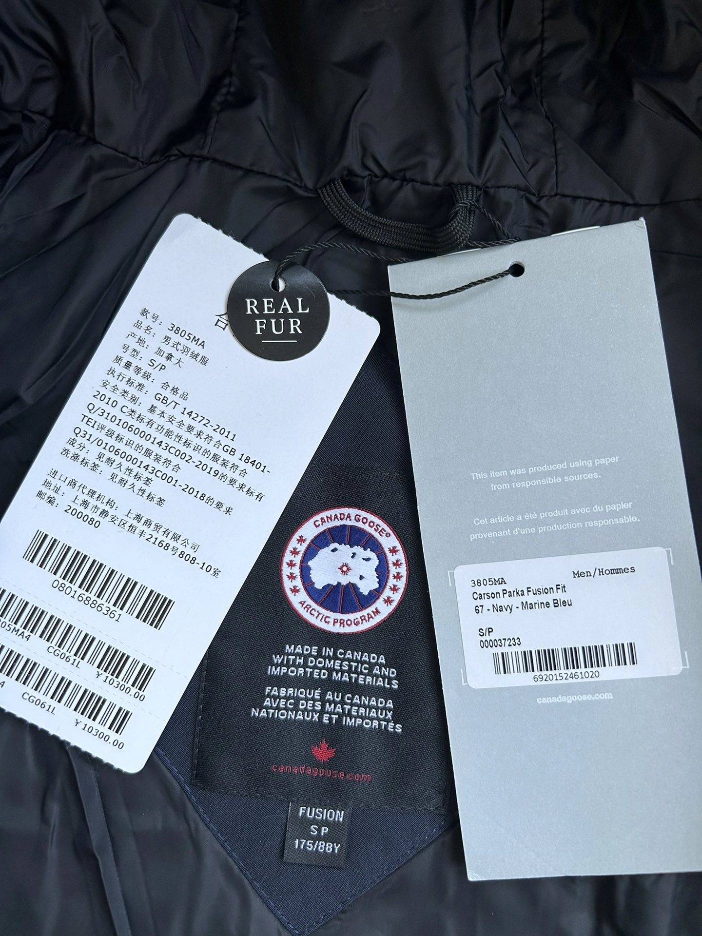 Real Canada Goose Down Jackets