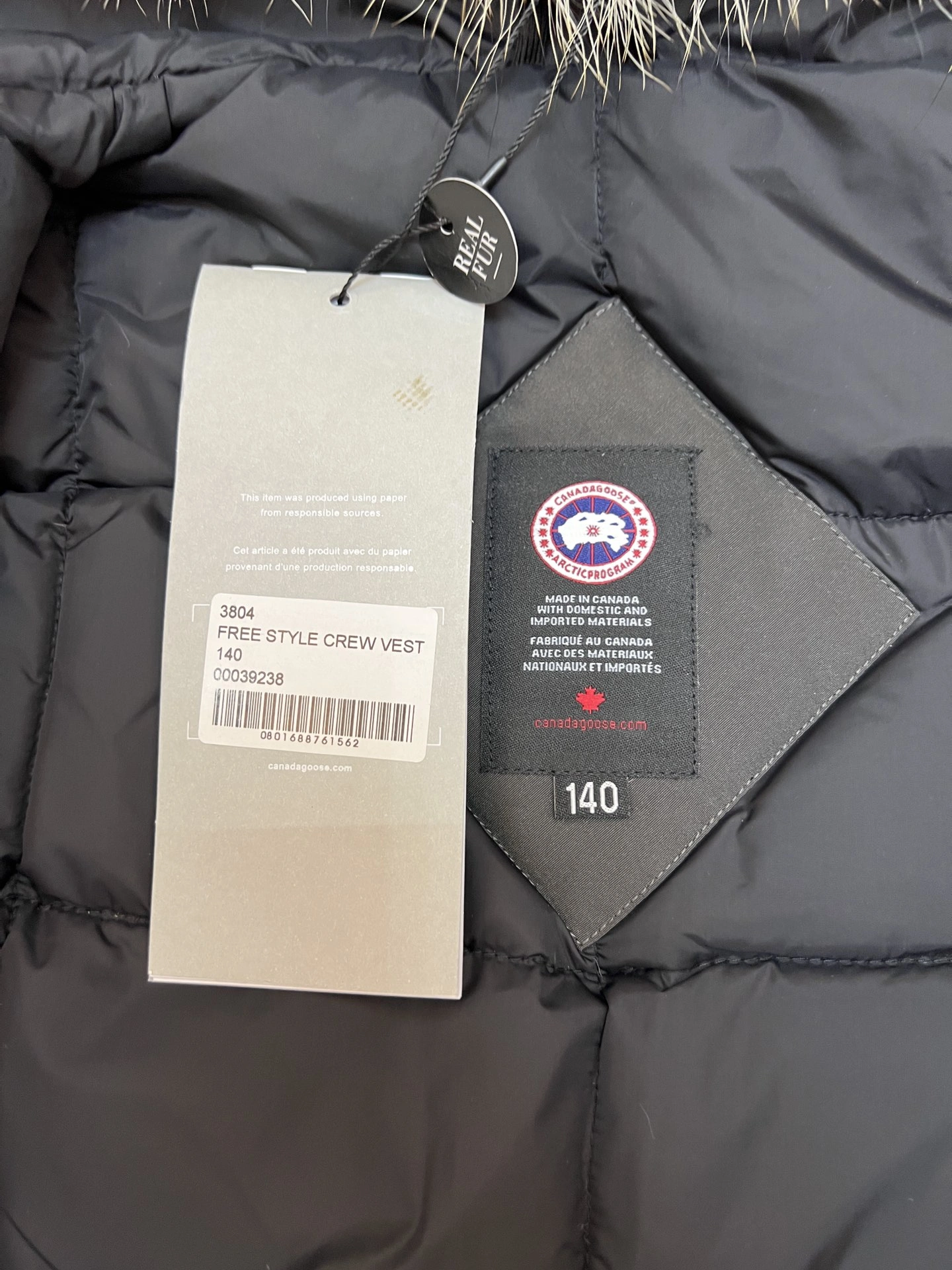 Brand-authenticated Canada Goose Down Jackets