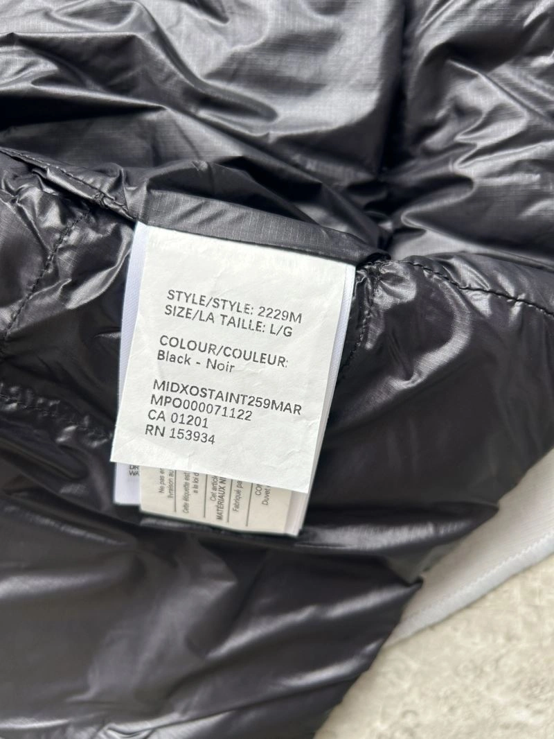 Indistinguishable Canada Goose Down Jackets