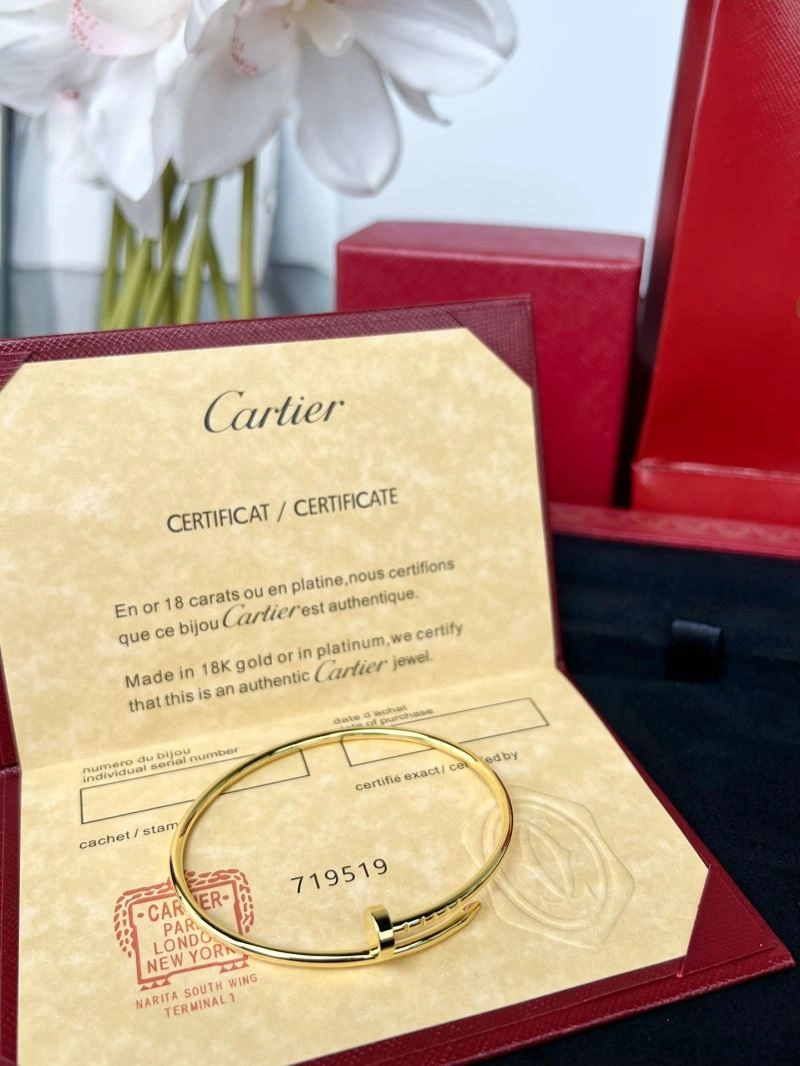 Brand-authenticated Cartier Bracelets