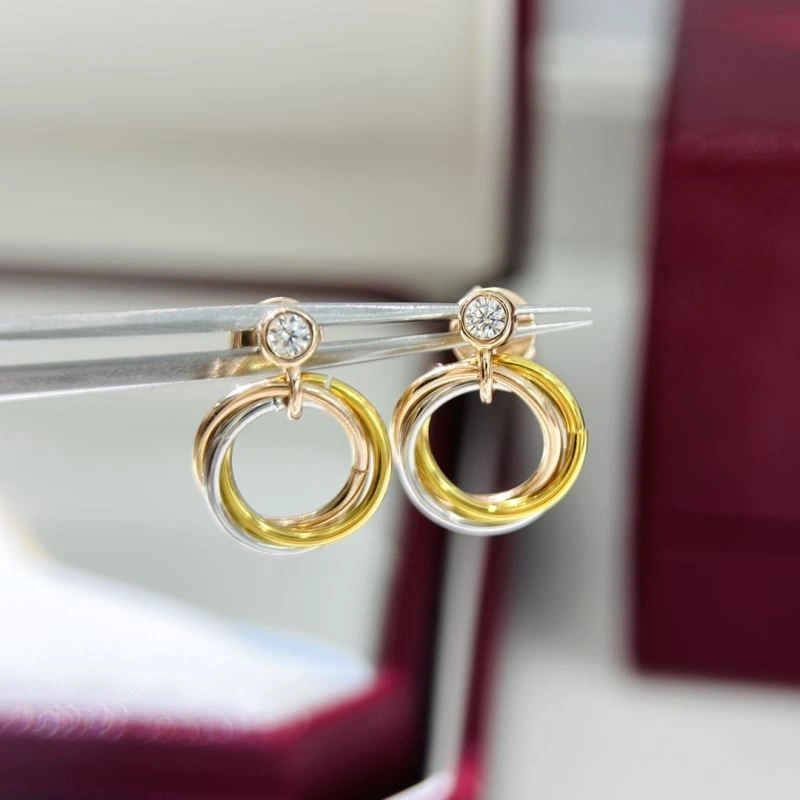 Top mirror Cartier Earrings