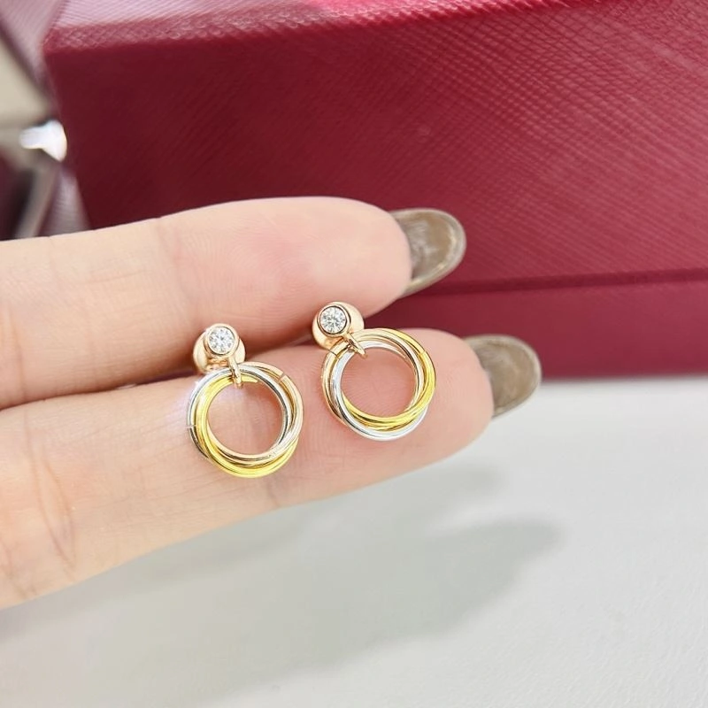 Top mirror Cartier Earrings