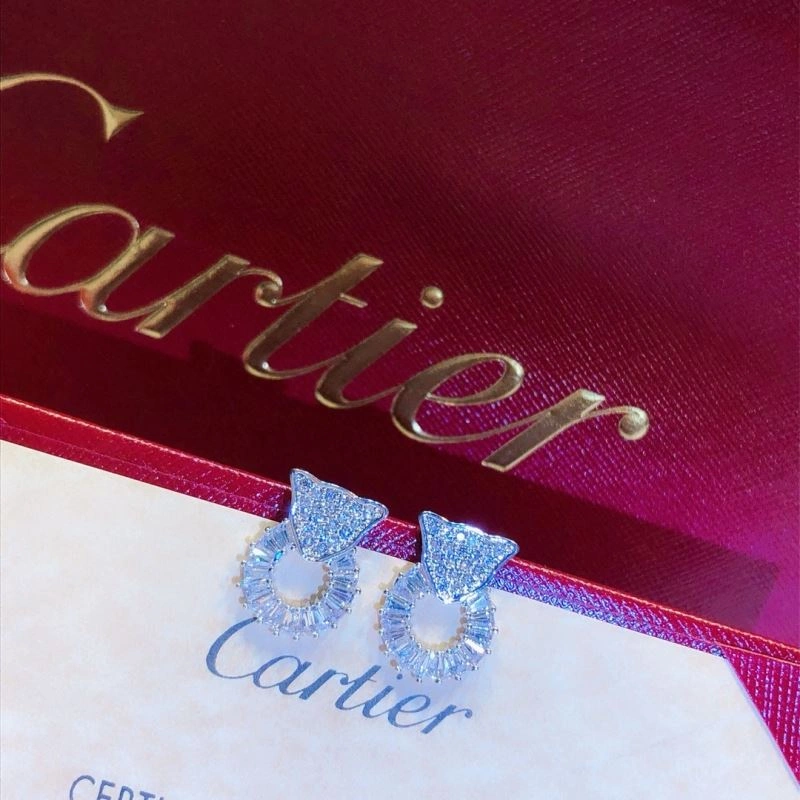 Top mirror Cartier Earrings
