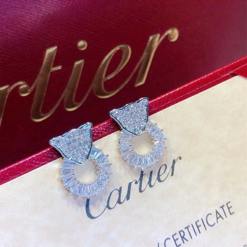 Top mirror Cartier Earrings