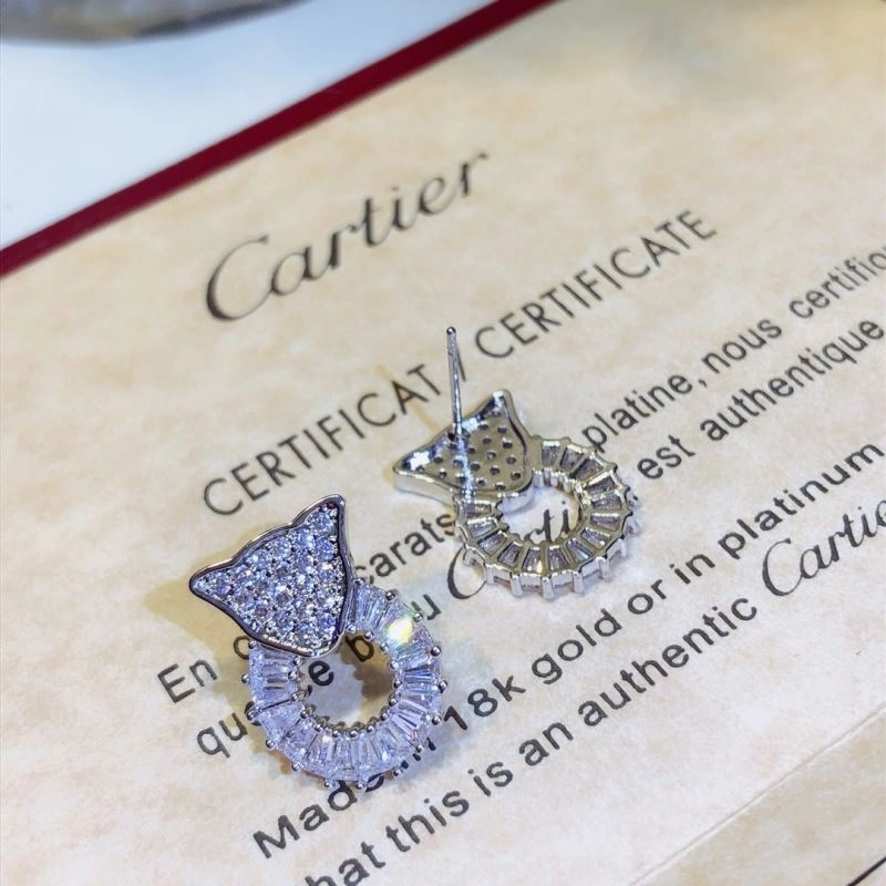 Top mirror Cartier Earrings