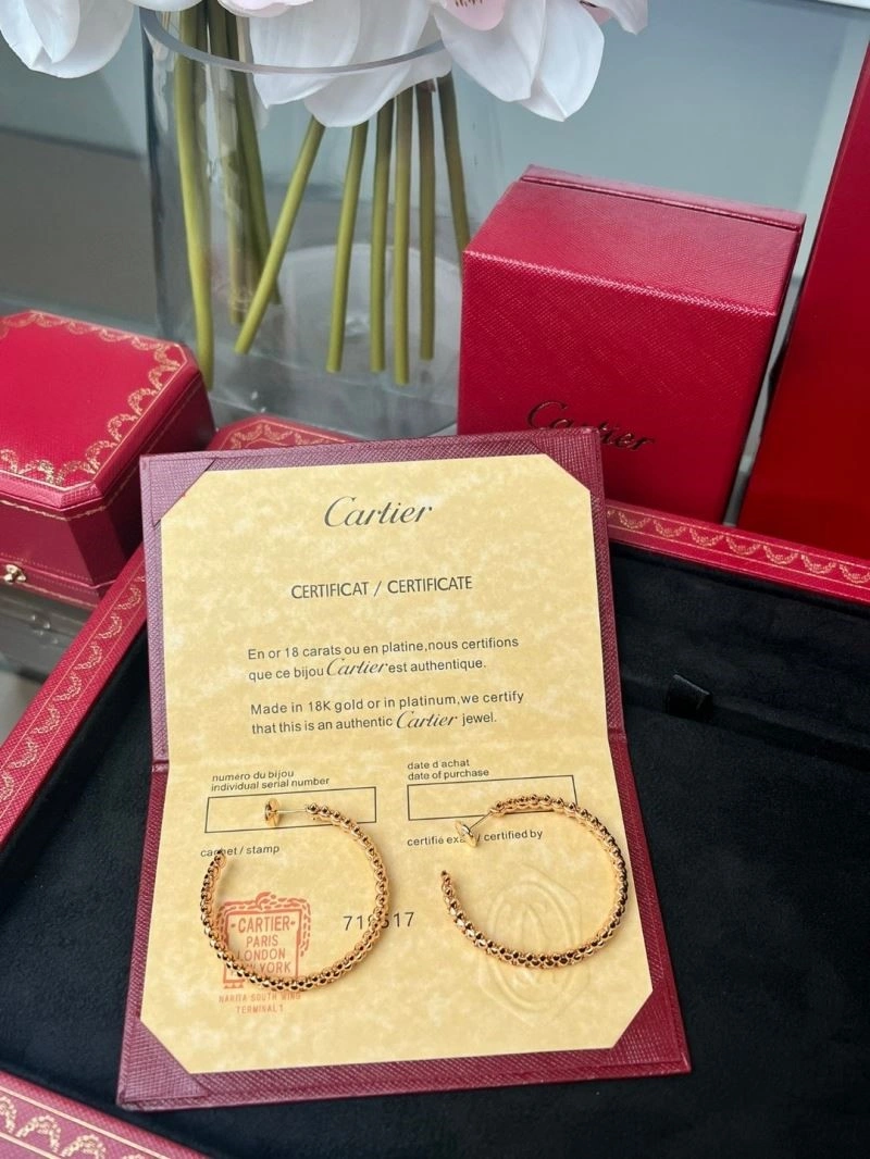 Indistinguishable Cartier Earrings