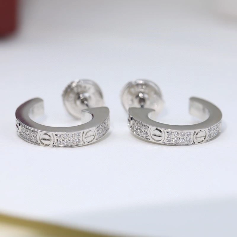 Top mirror Cartier Earrings