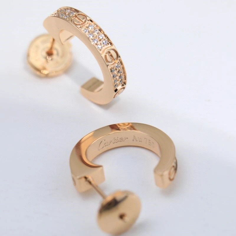 Top mirror Cartier Earrings
