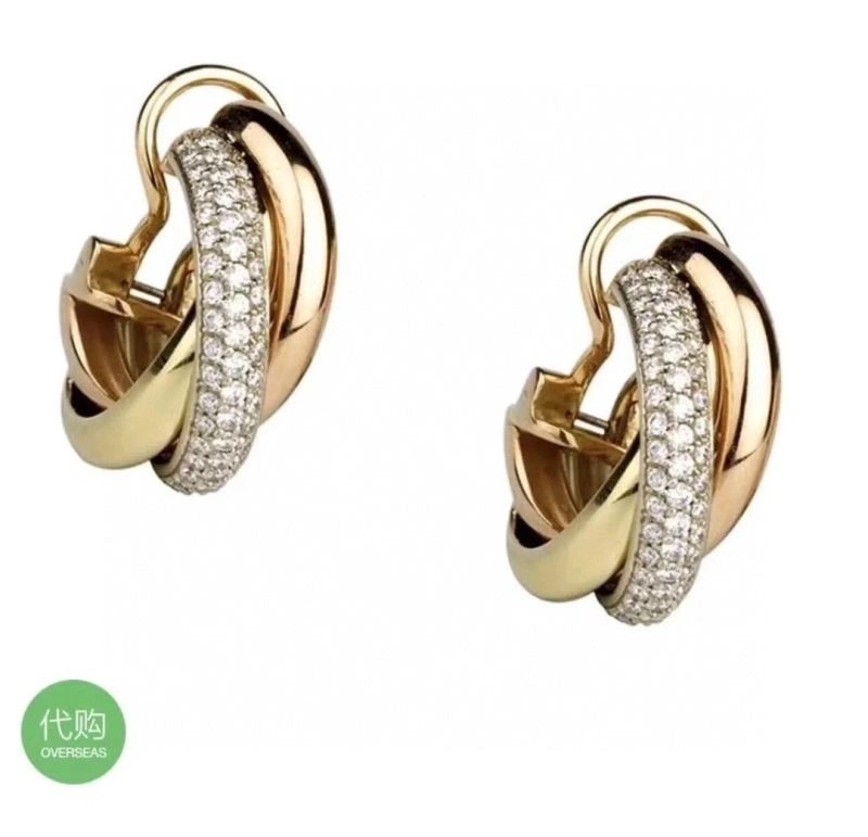 Top mirror Cartier Earrings
