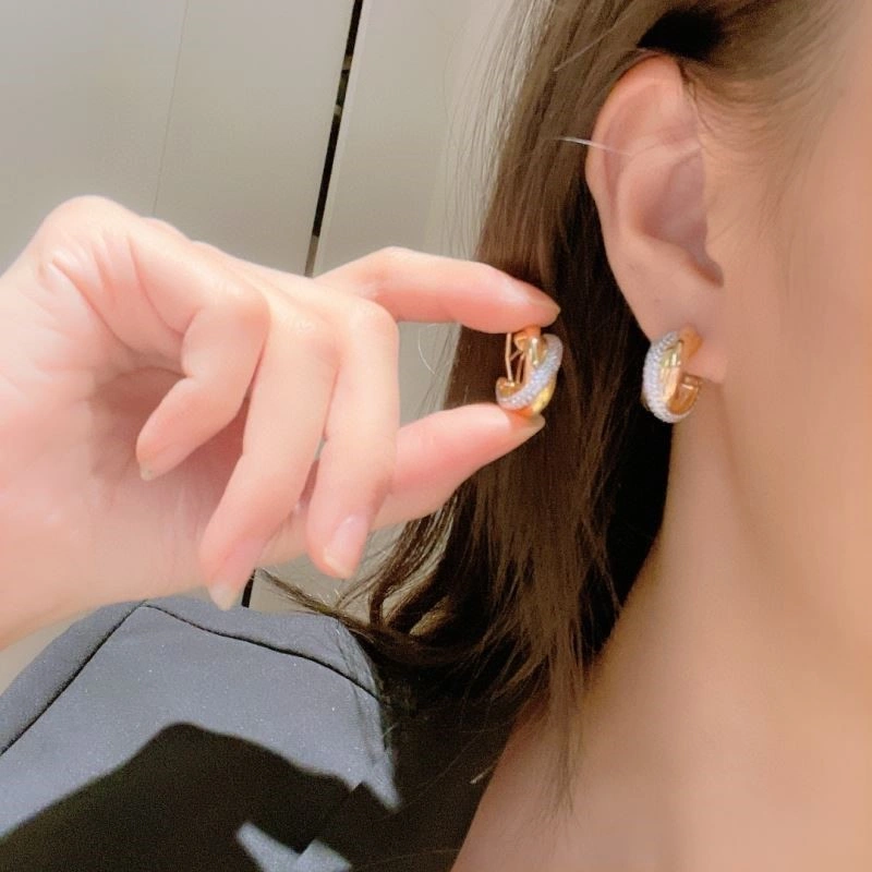 Top mirror Cartier Earrings