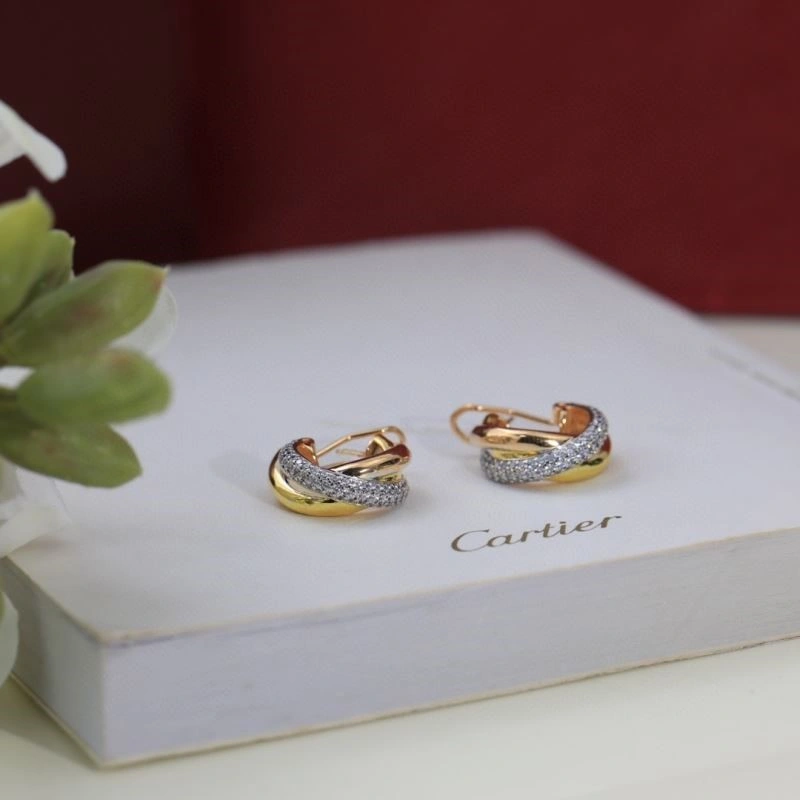 Top mirror Cartier Earrings
