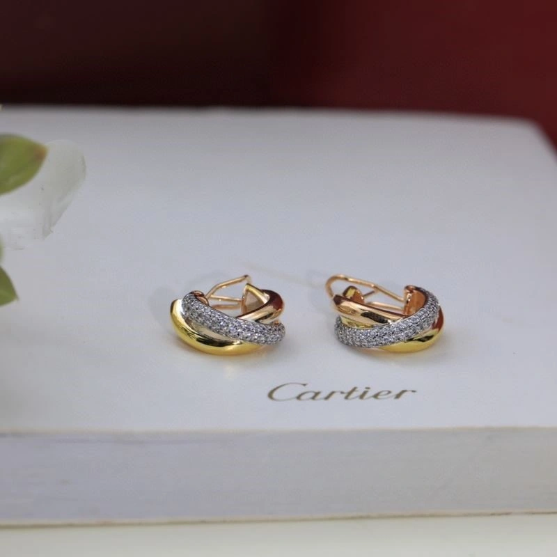Top mirror Cartier Earrings
