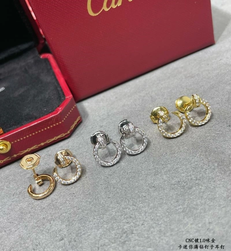 Top mirror Cartier Earrings