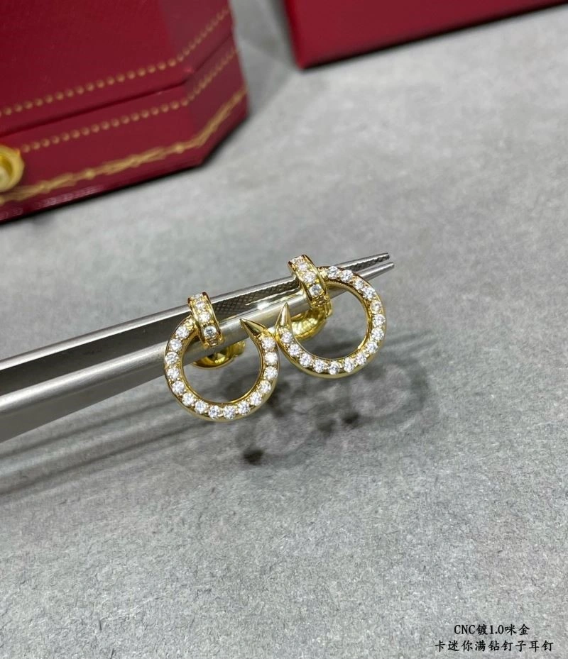 Top mirror Cartier Earrings