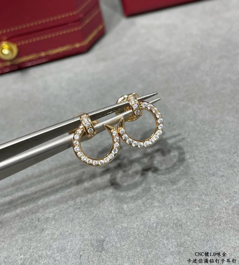 Top mirror Cartier Earrings