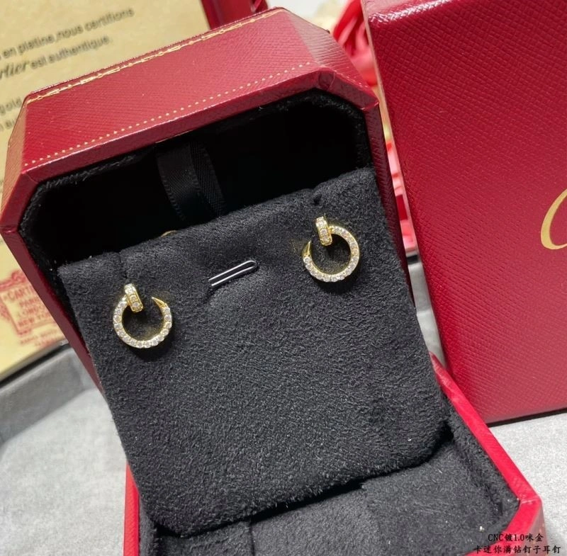 Top mirror Cartier Earrings