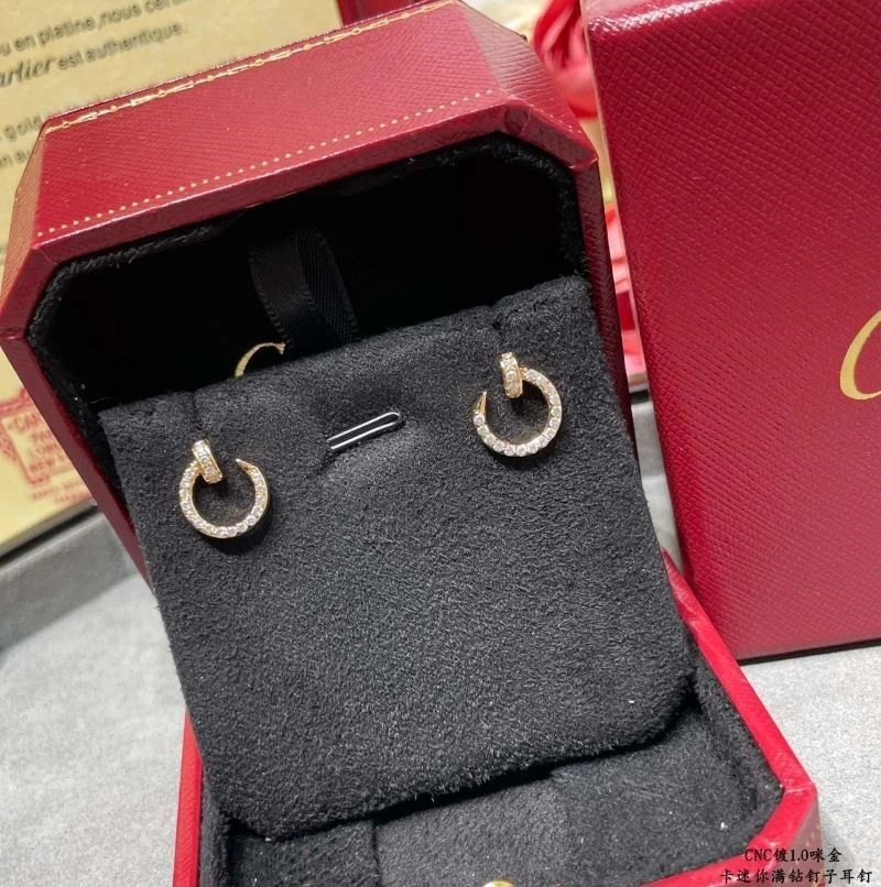 Top mirror Cartier Earrings