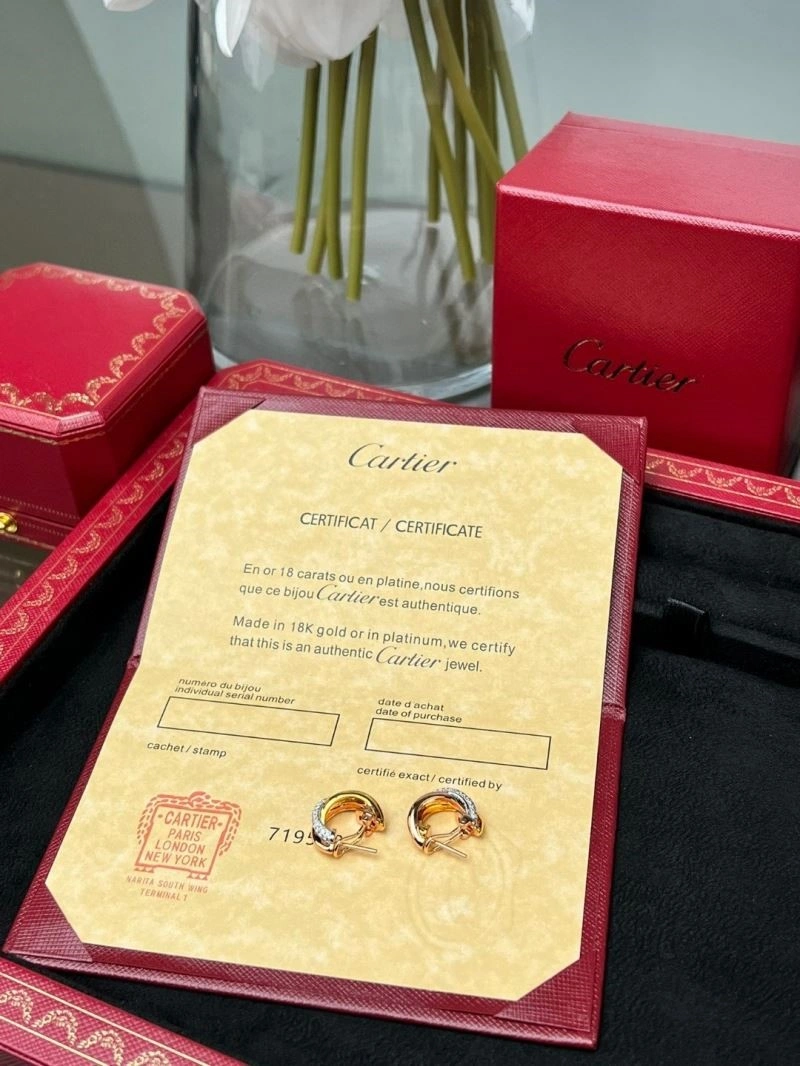 Perfect replica Cartier Earrings