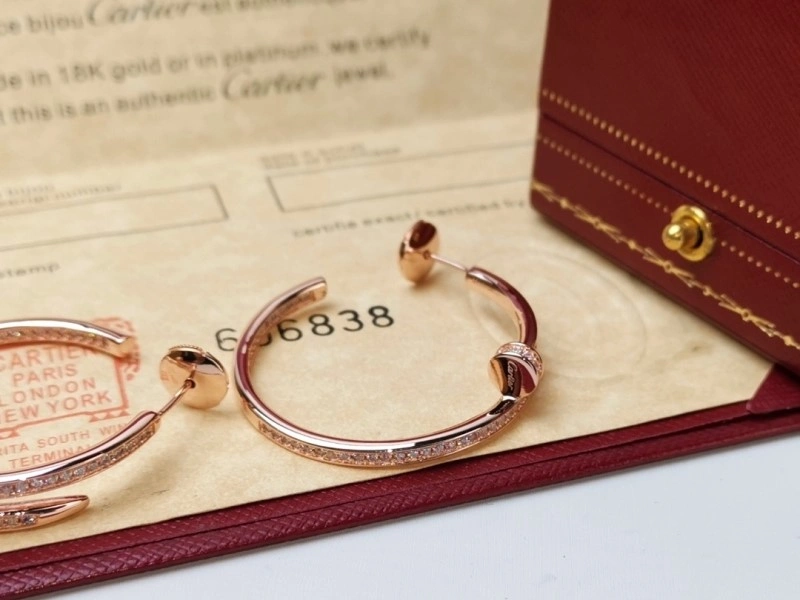 Top mirror Cartier Earrings