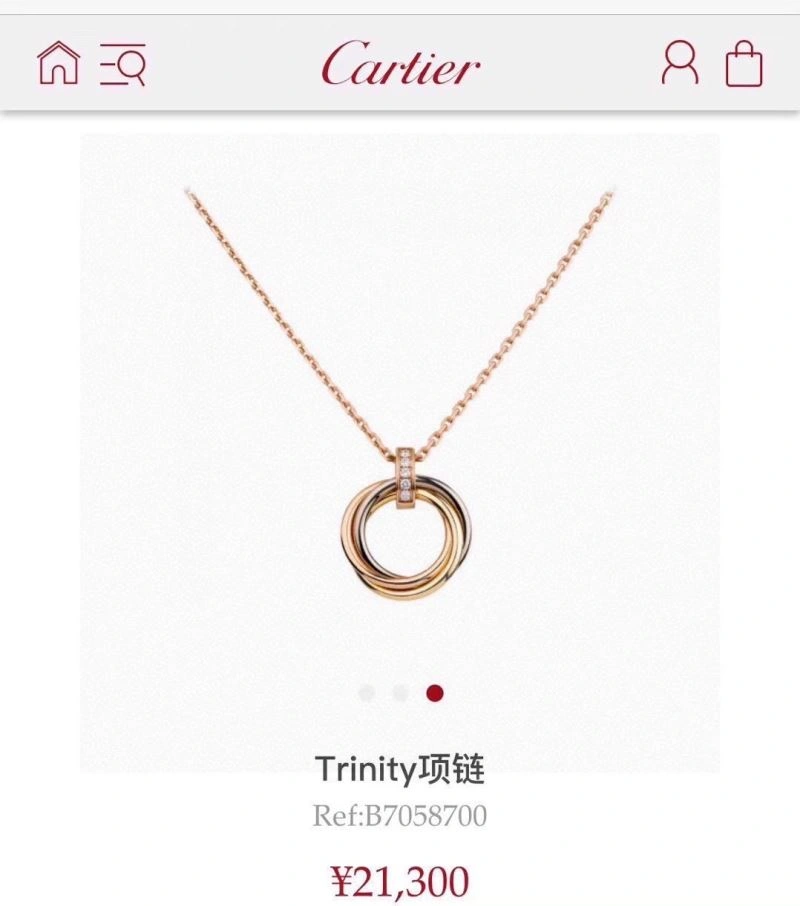 Reasonably priced Cartier Necklaces