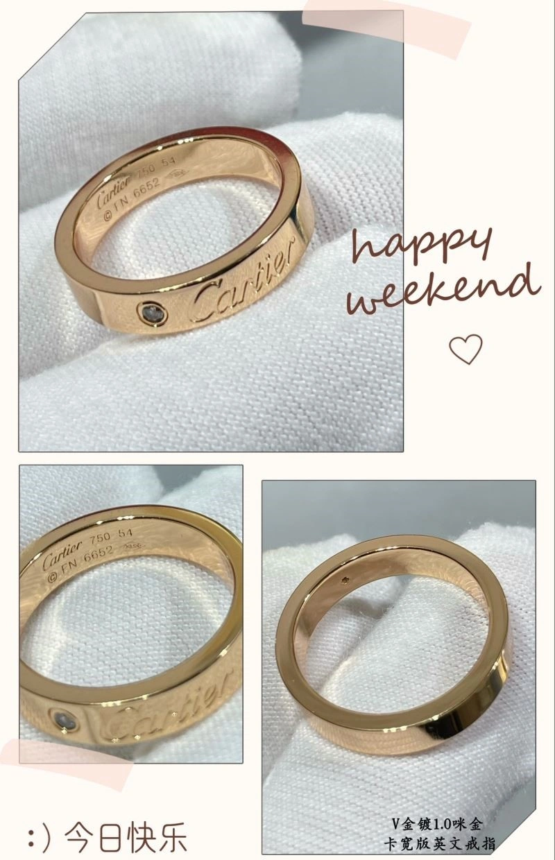 1:1 copy Cartier Rings