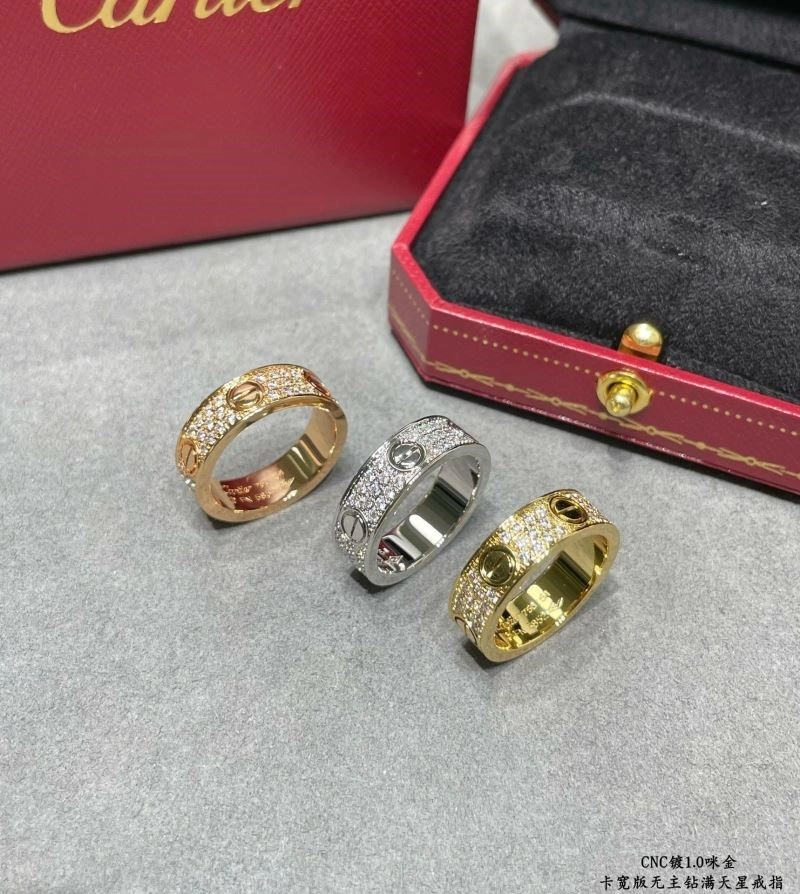 High fidelity Cartier Rings