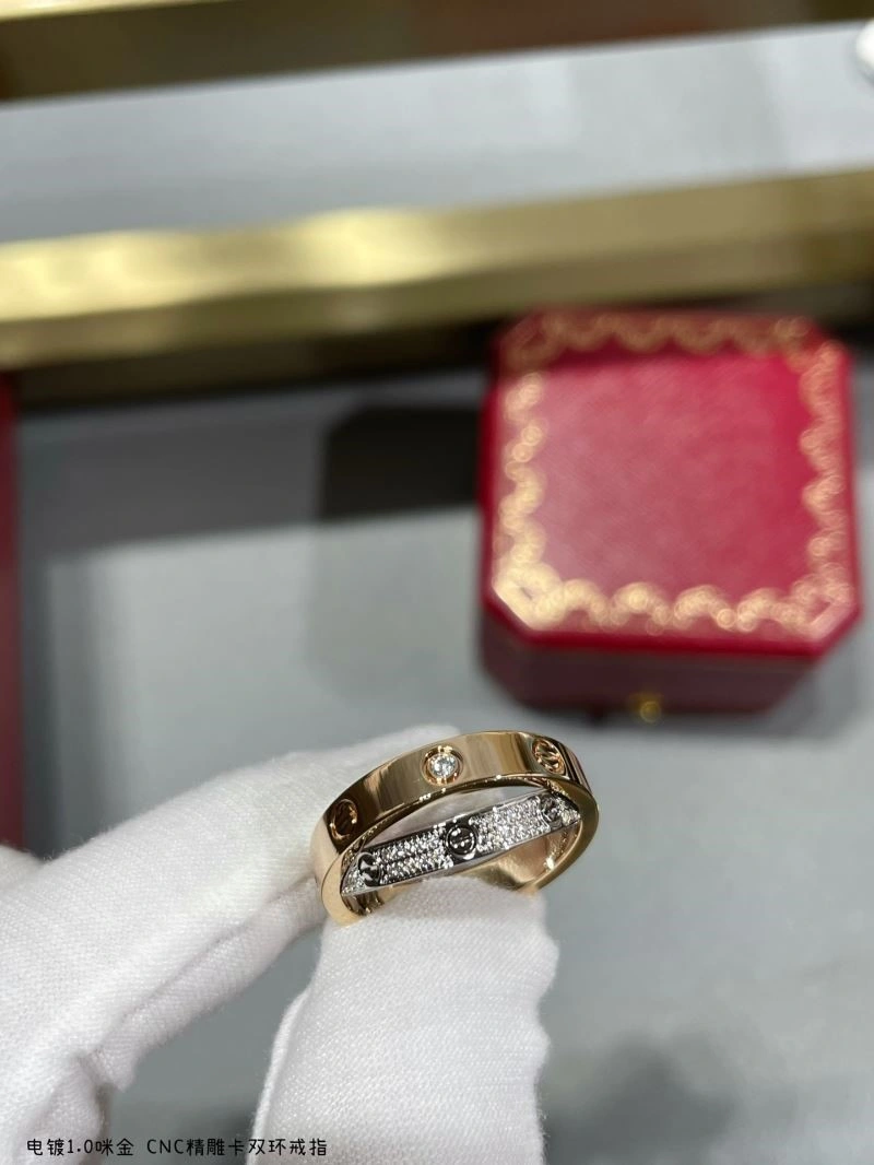 Brand-authenticated Cartier Rings