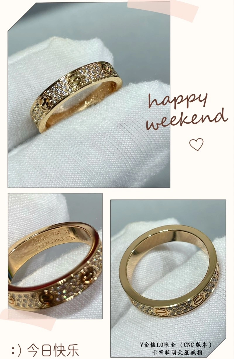 Top mirror Cartier Rings