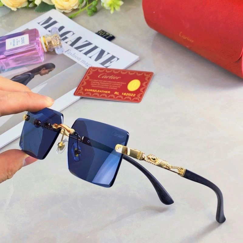 Top mirror Cartier Sunglasses
