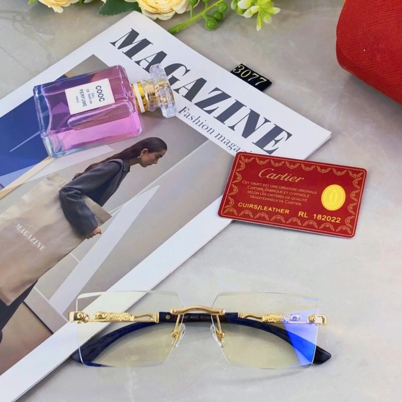 Top mirror Cartier Sunglasses
