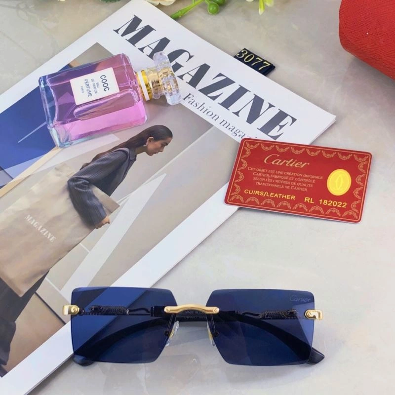 Top mirror Cartier Sunglasses
