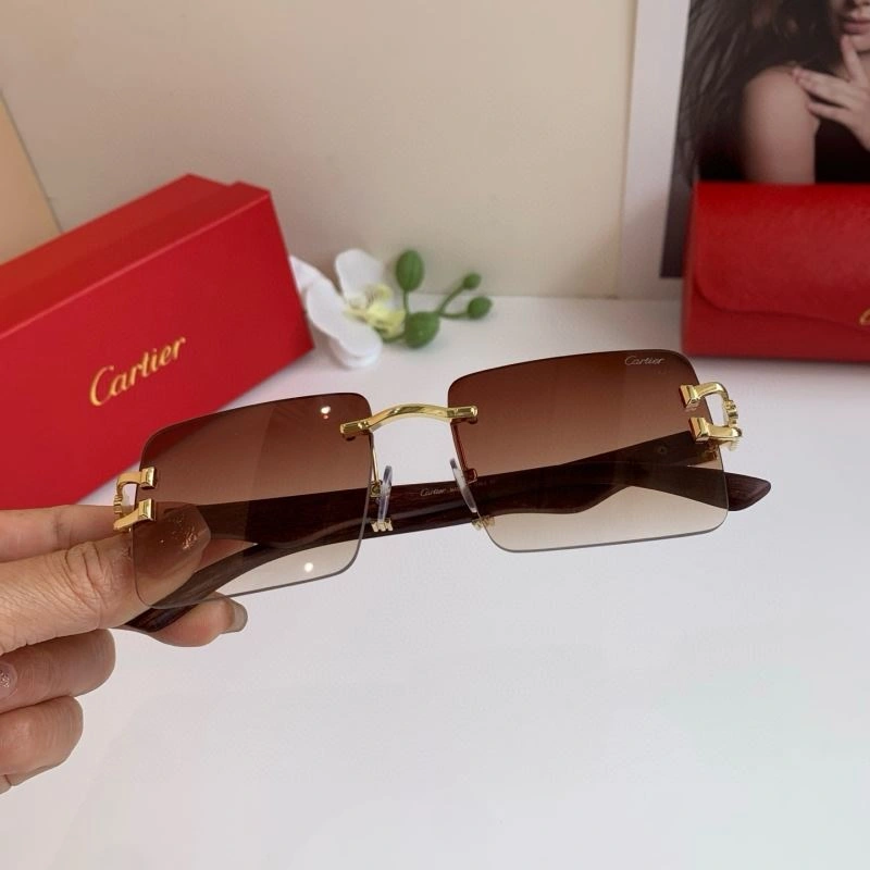 Top mirror Cartier Sunglasses