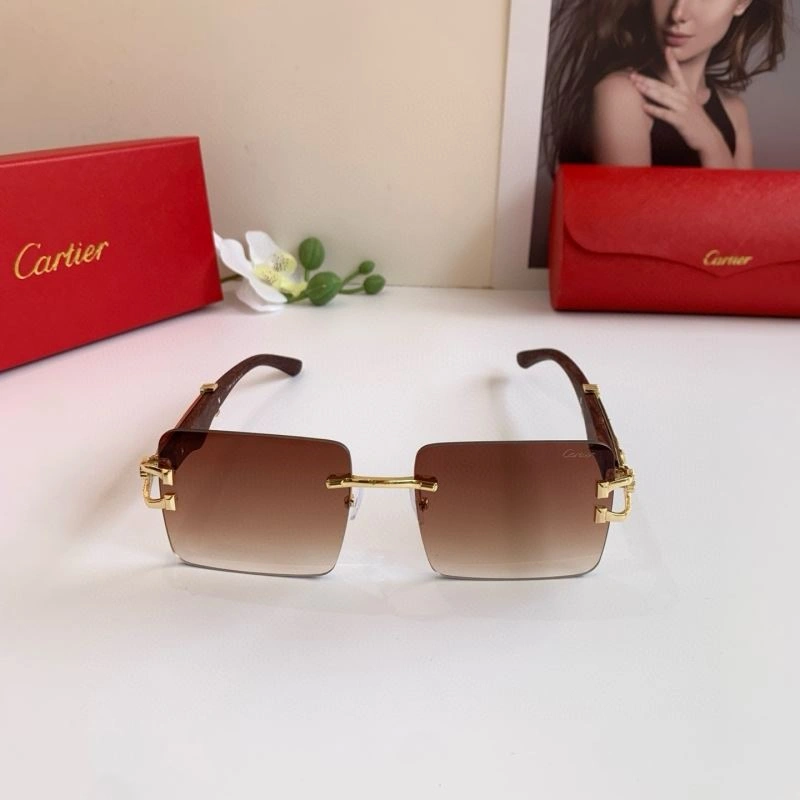 Top mirror Cartier Sunglasses